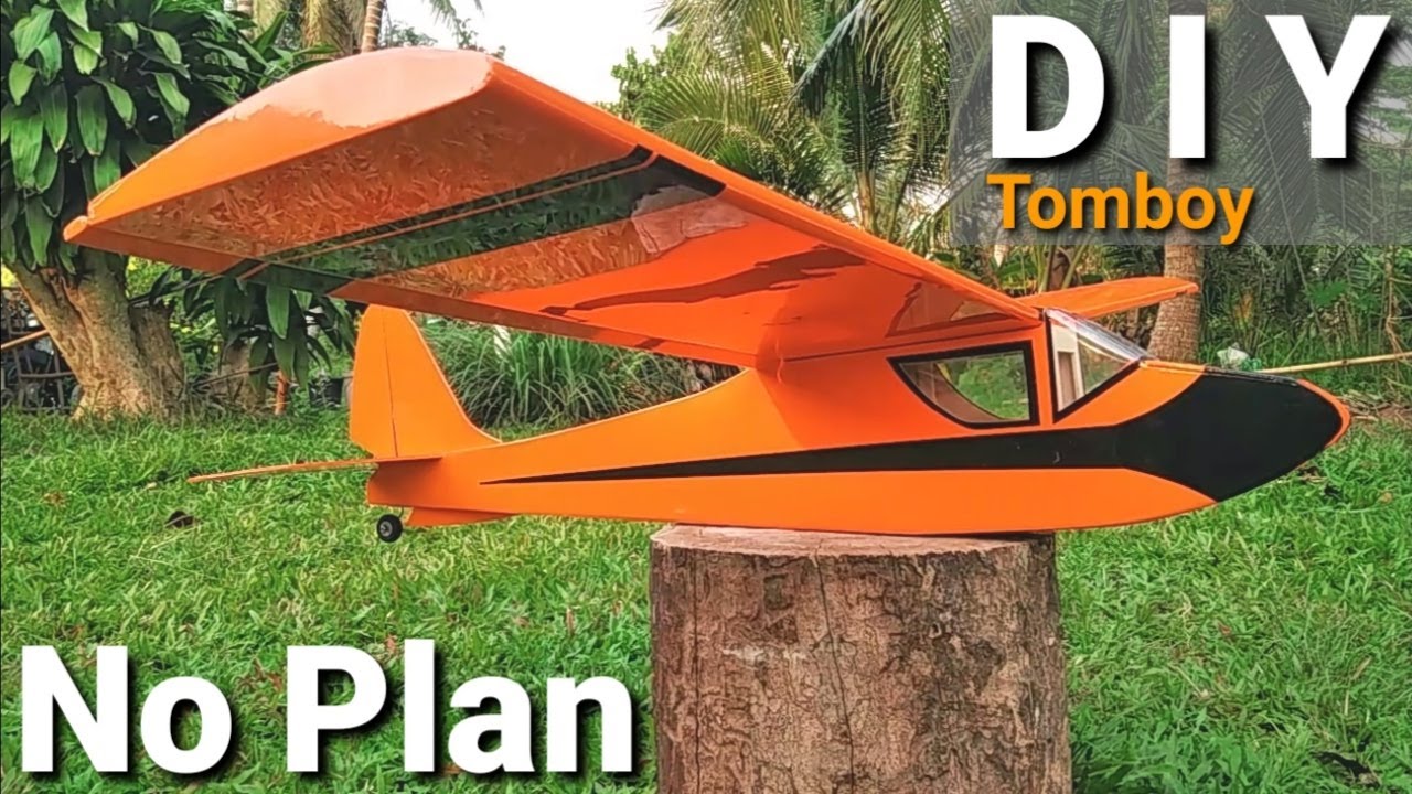 How To Build Tomboy rc plane. How To Diy Tomboy rc plane EP.2 - YouTube