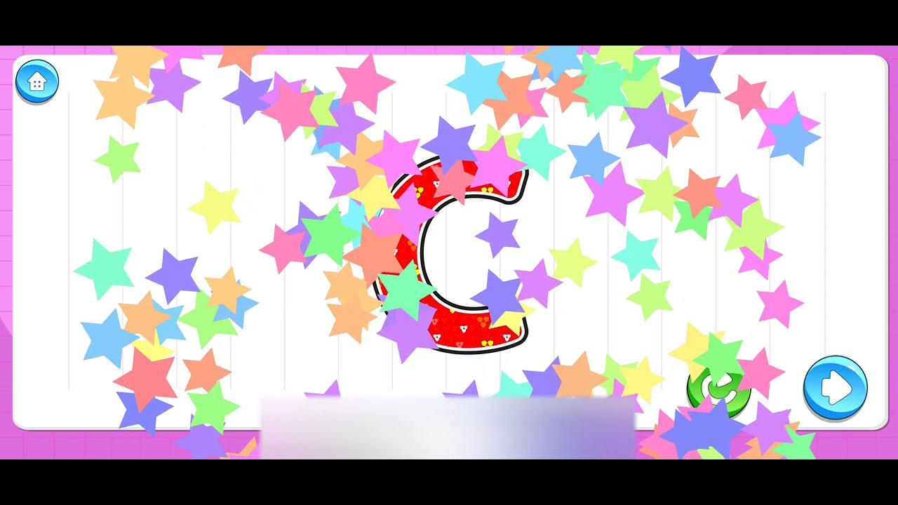 🔠 Drawing the Alphabet A to E Lower Case Letters Game 🔠 - 123 Numbers ...