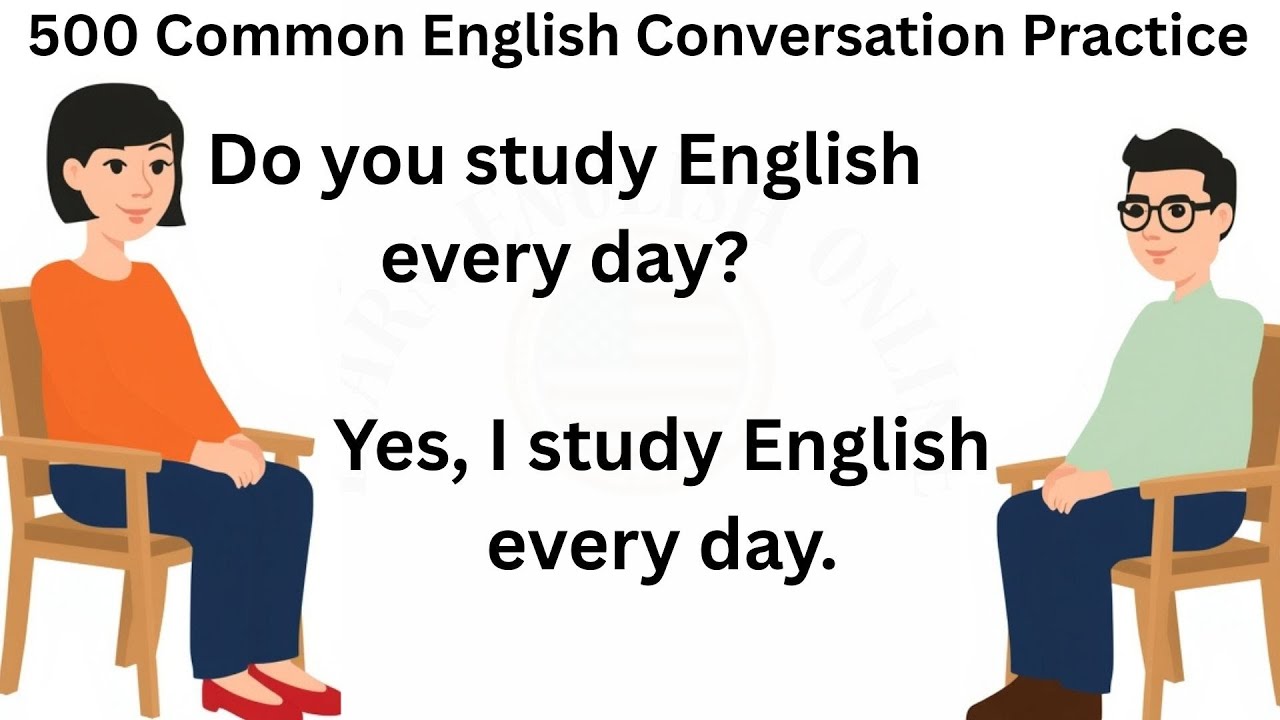 500 Common English Conversation Practice | English Speaking Practice ...