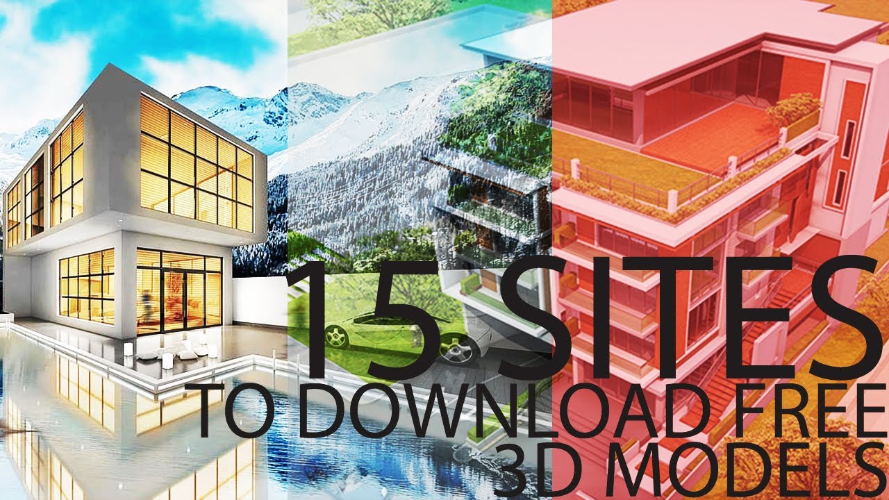 15 best sites to download free 3d models in 2020 [3d Models] - YouTube