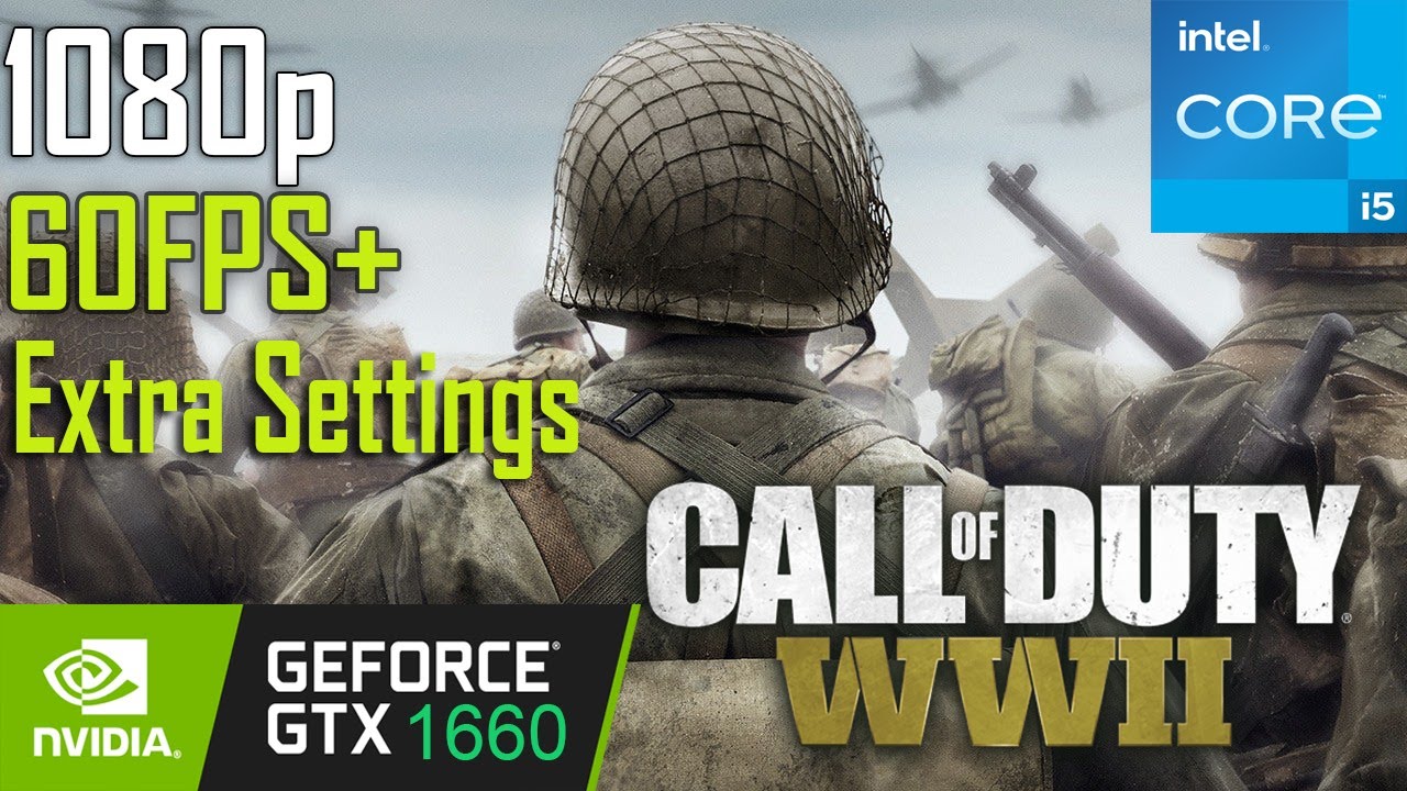 Call Of Duty WII | GTX 1660 SUPER 6GB Benchmark - 1080p - YouTube