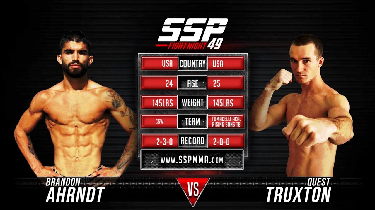 Brandon Ahrndt vs Quest Truxton - SSP 49 - YouTube