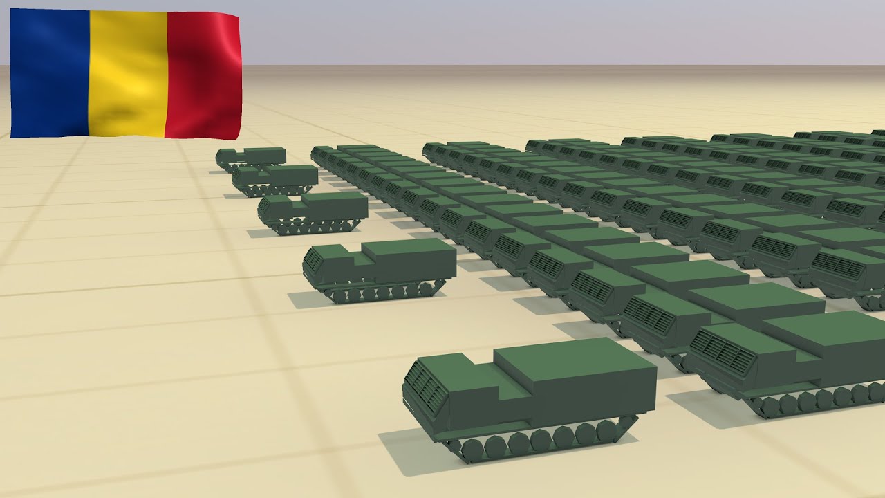 How Big is the Romanian Army | Cât de mare este armata română- 3D - YouTube