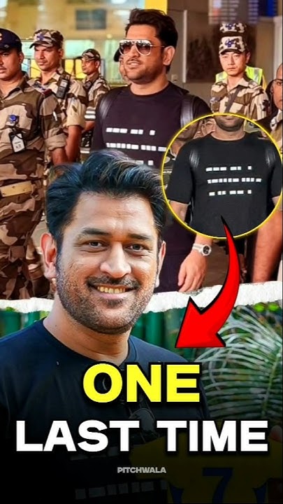 MS Dhoni की Morse Code Tshirt का Secret😱 #shorts #msdhoni - YouTube