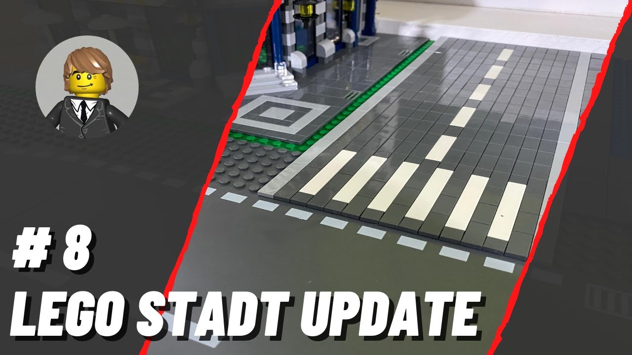 Lego Stadt Update - Folge 8 - Eisenbahnstrecke & MOC Straßen - YouTube
