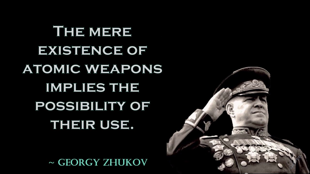 QUOTES: Georgy Zhukov ~ Soviet General! - YouTube