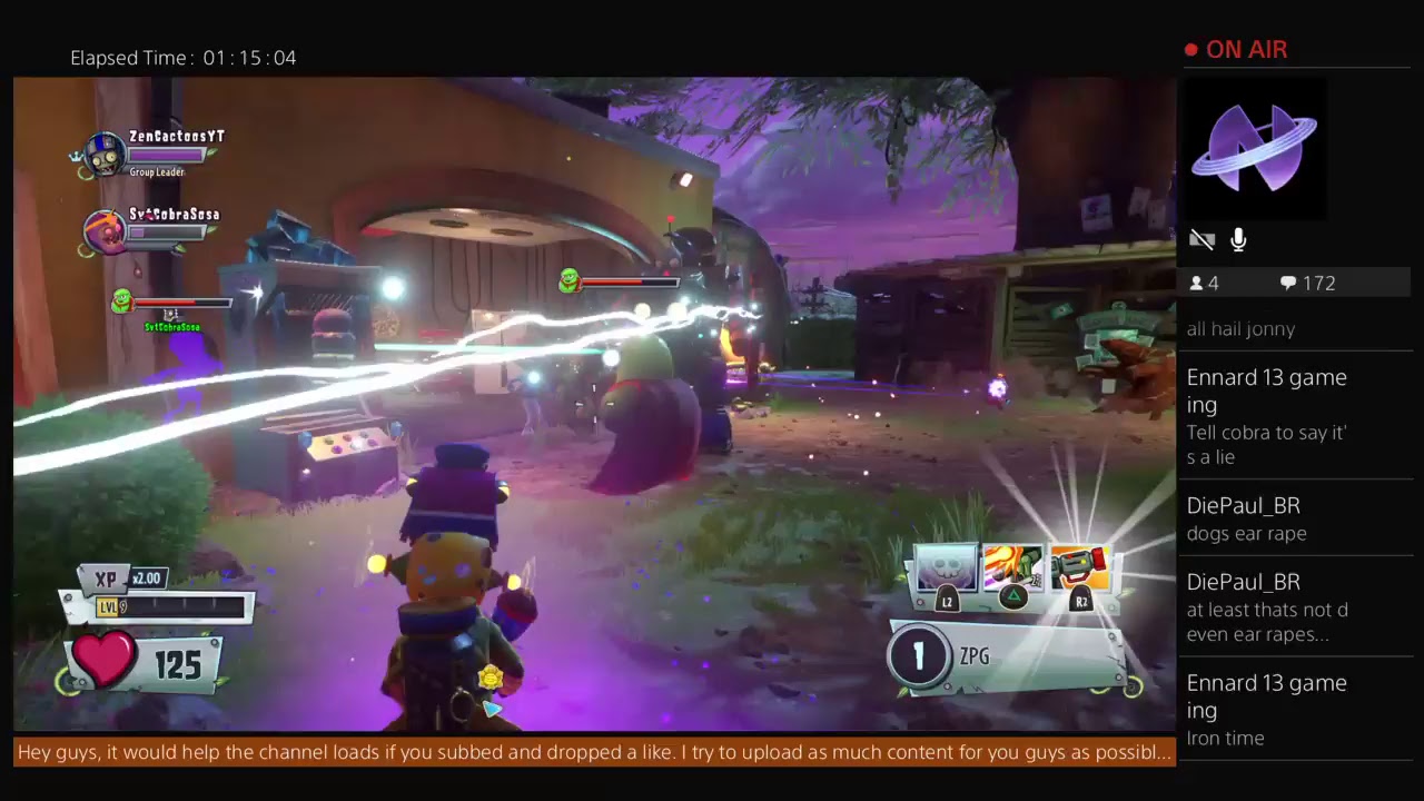 LIVE: Getting coins for Bidazzled bolt blaster in pvz gw2 - YouTube