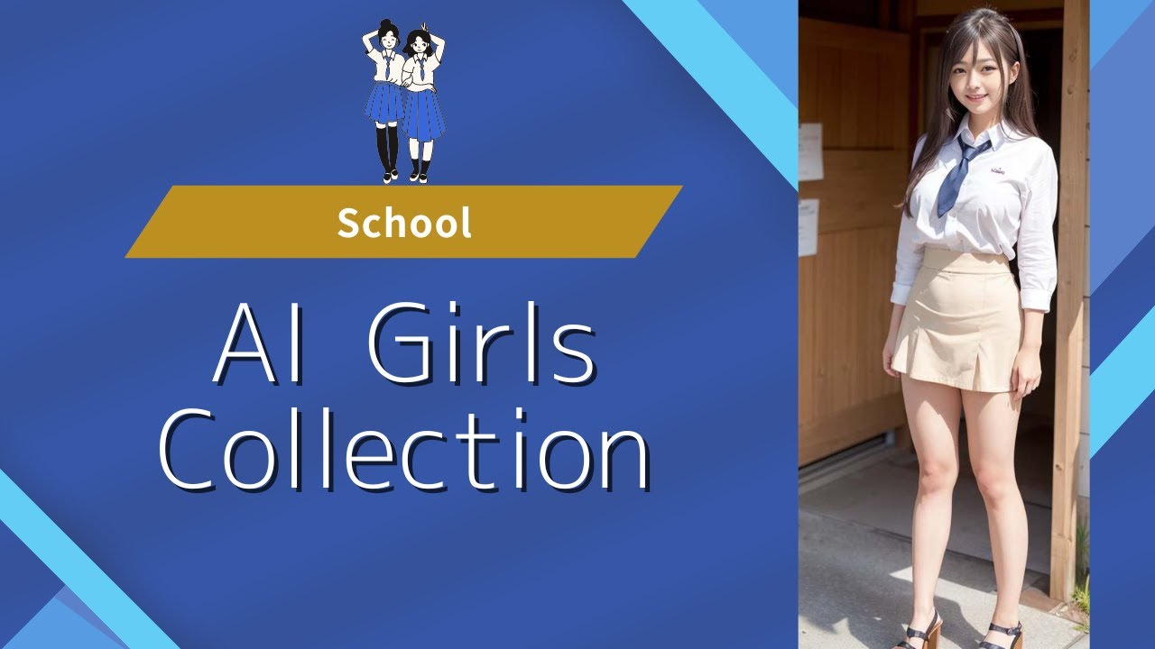 【AI Girls Collection】School Collection④ - YouTube