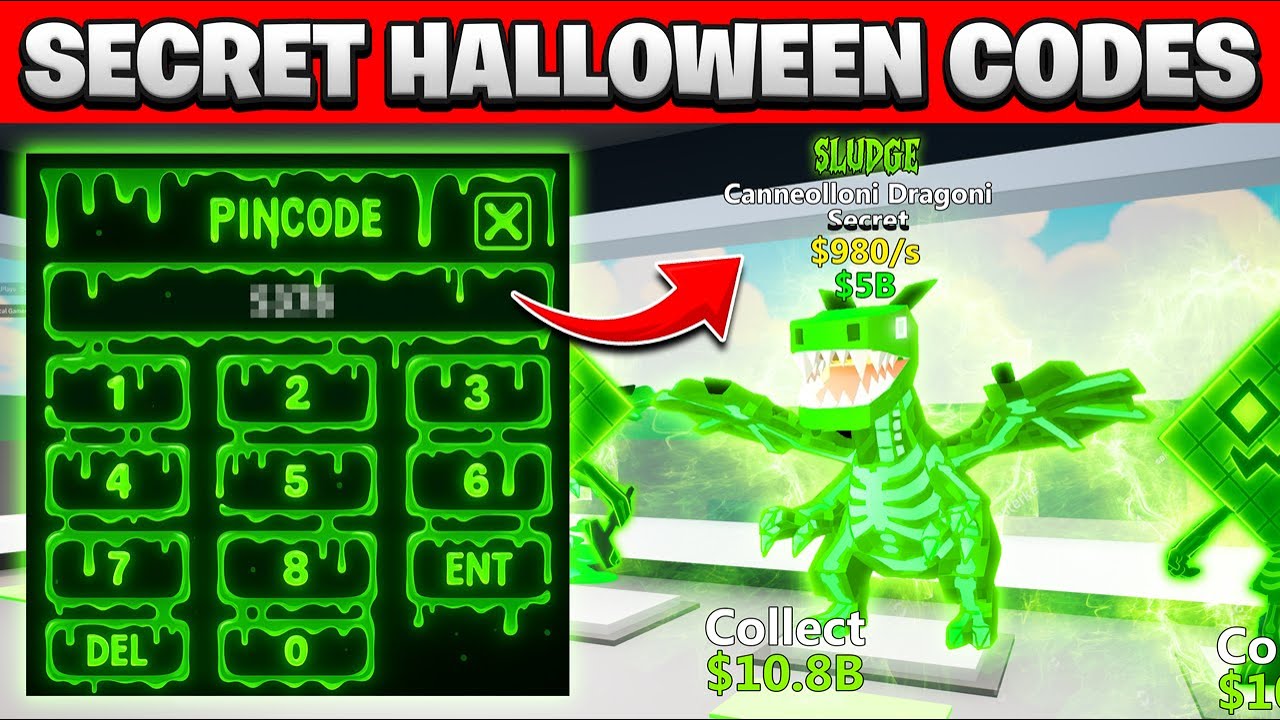 *NEW* Halloween SECRET CODES in Fortnite Steal The Brainrot Halloween ...