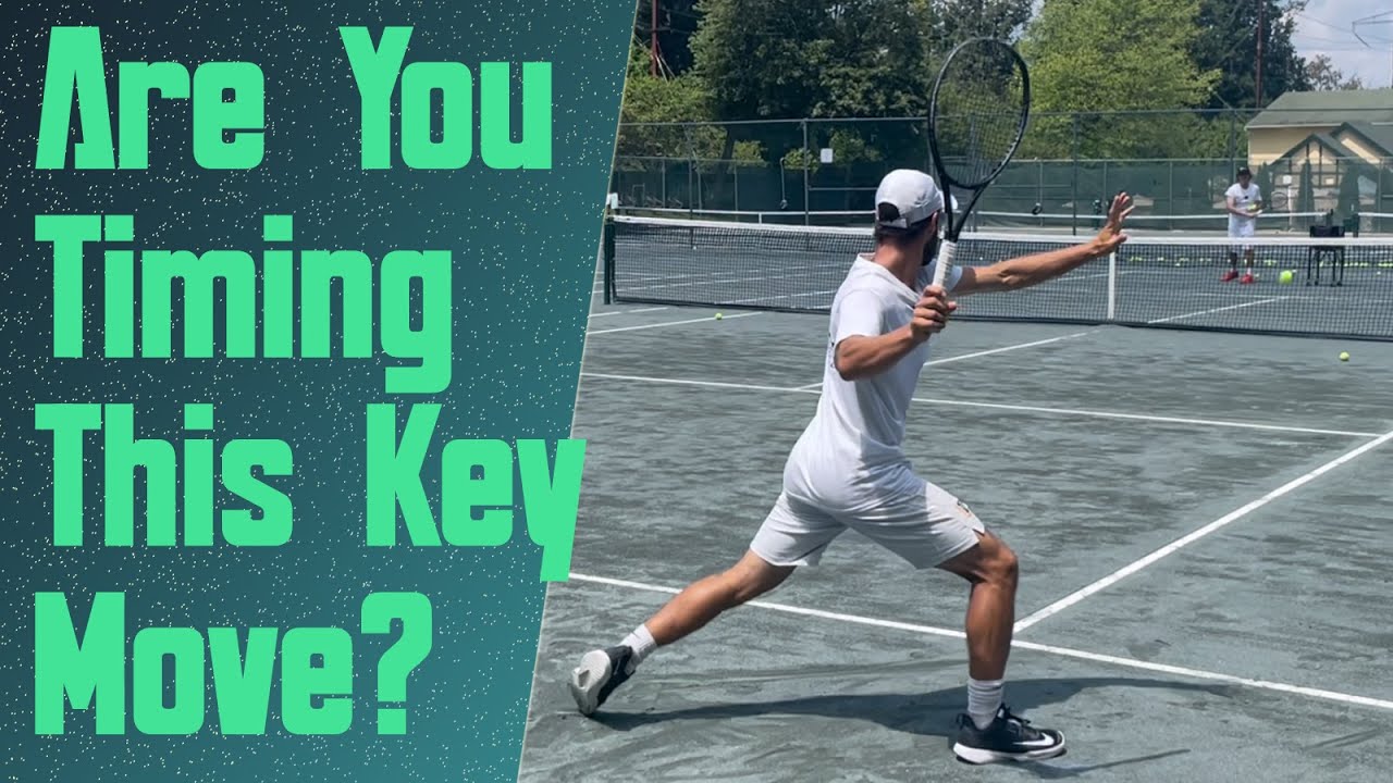 Split-Step and Return of Serve Footwork - YouTube