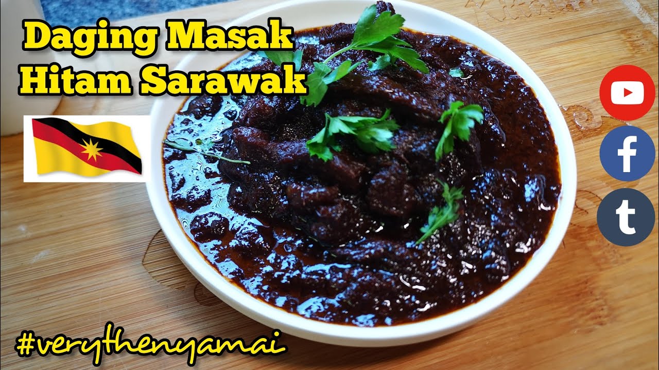 Daging Masak Hitam Sarawak / Menu Wajib Kenduri (Pengilan), Hari Raya ...