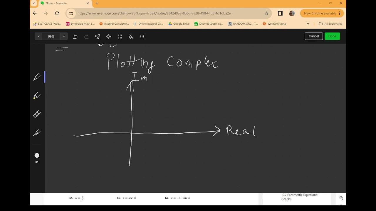 MTH22 Plotting Complex Numbers - YouTube