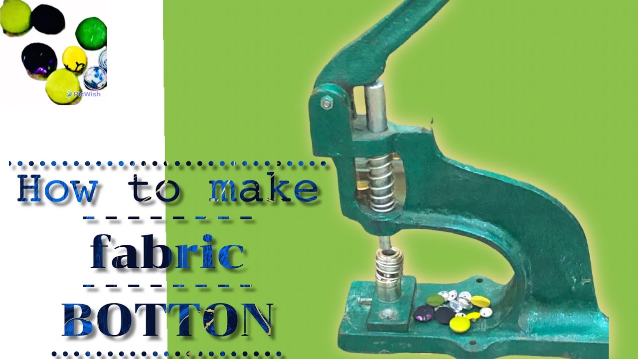 How to make fabric Botton - YouTube
