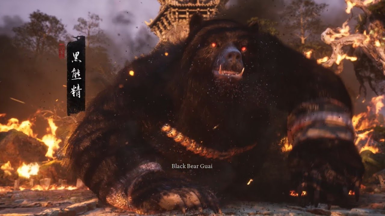 Defeating Black Bear Guai - YouTube