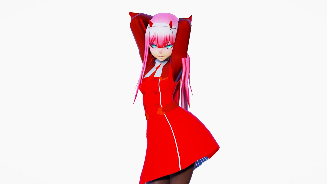 MMD Darling in the FranXX - Zero Two Hip Sway TikTok Dance - YouTube