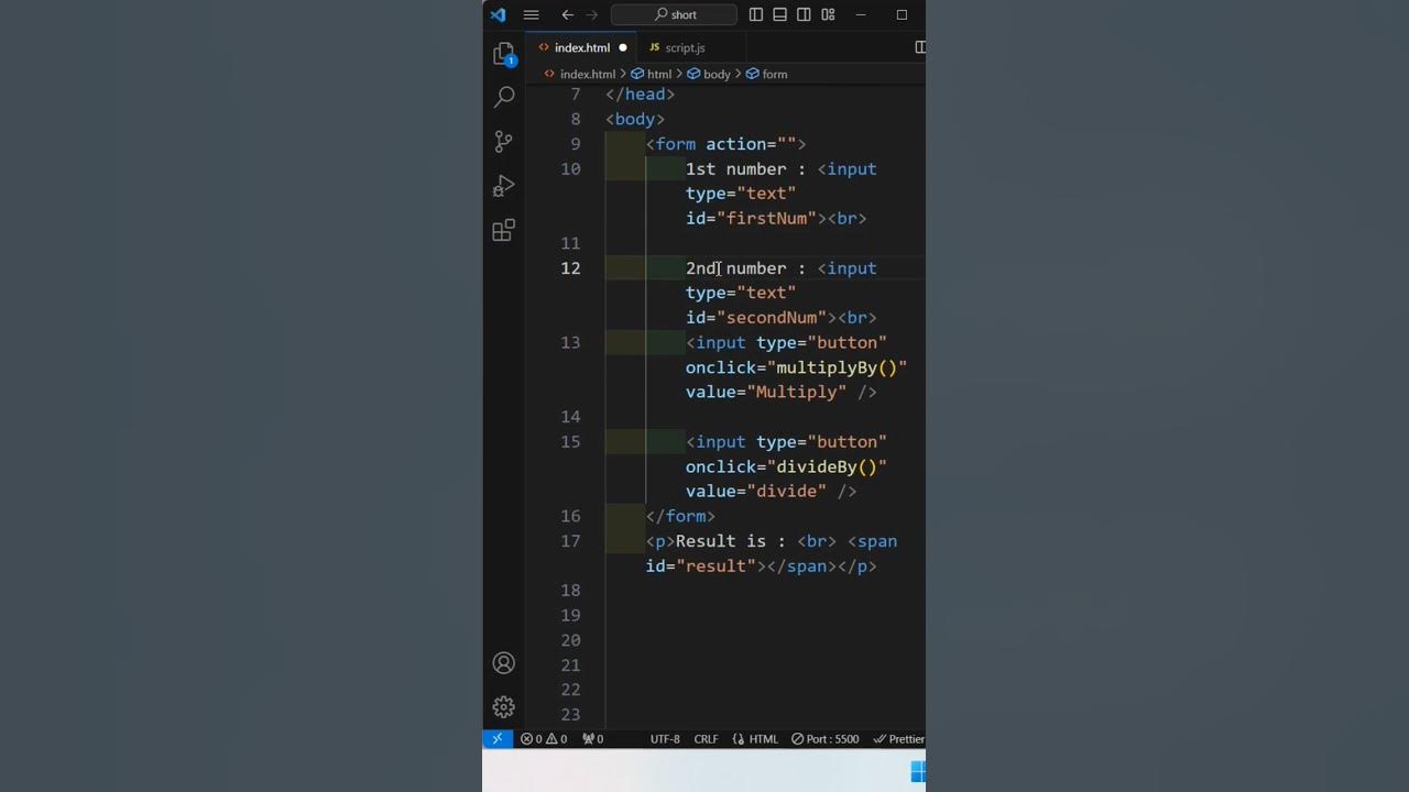 10150 Basic Javascript Interview Problems Htmlcssjavascript Shorts Youtube
