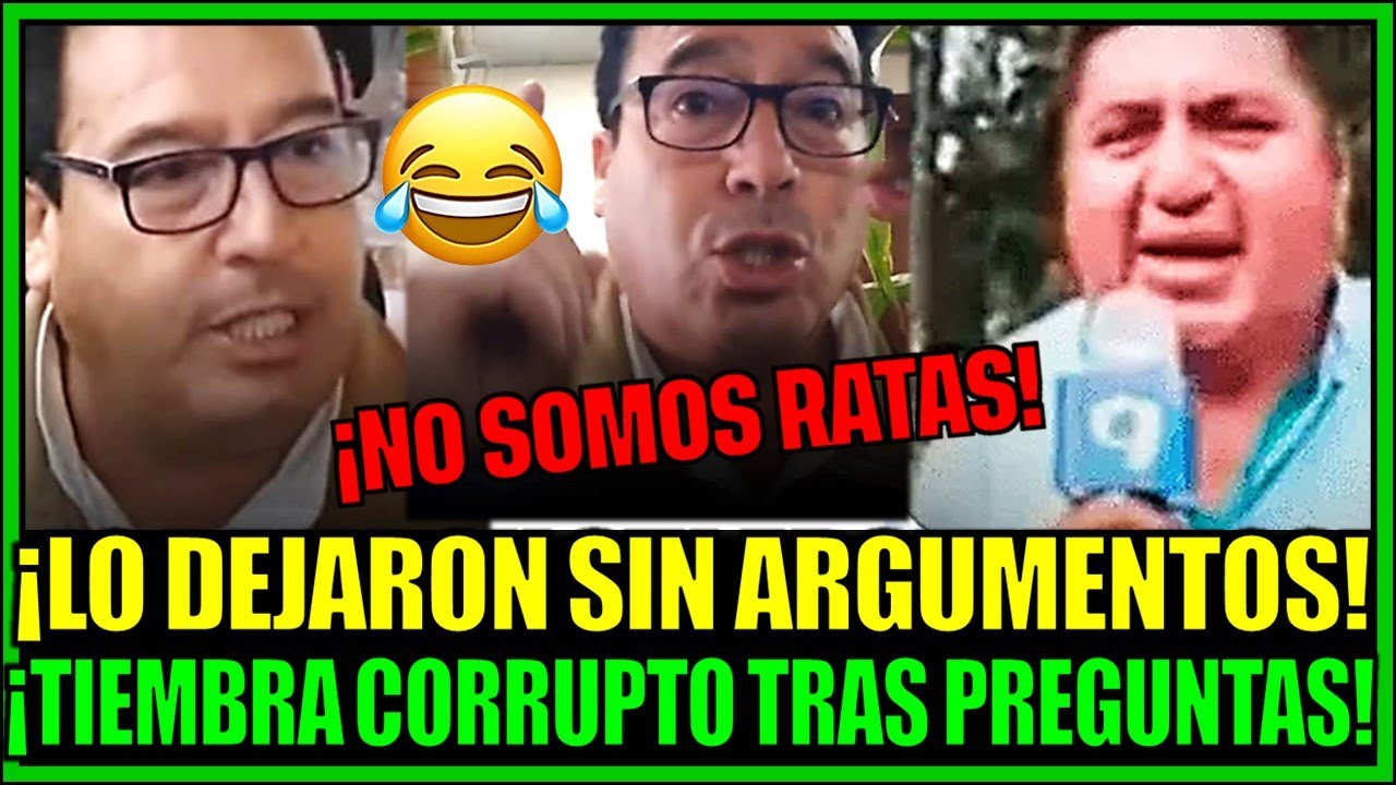 ¡SIN ARGUMENTOS! PERIODISTAS HICIERON PATALEAR CON PREGUNTAS A ...