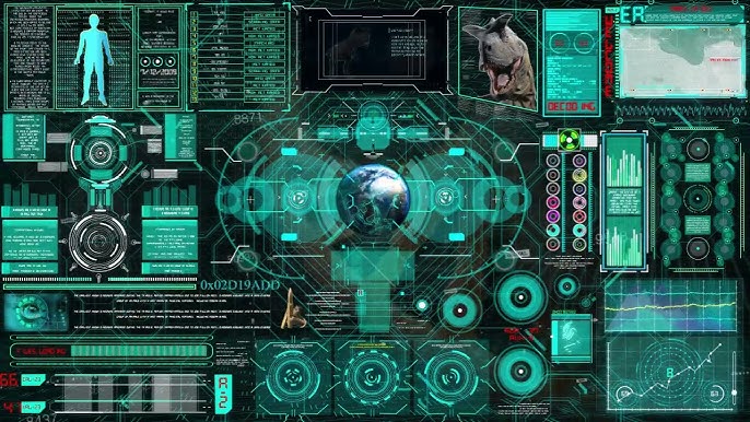 Sci Fi Computer Screen Texture