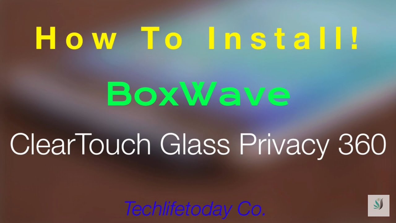 How To Install BoxWave Glass Screen Protector! - YouTube