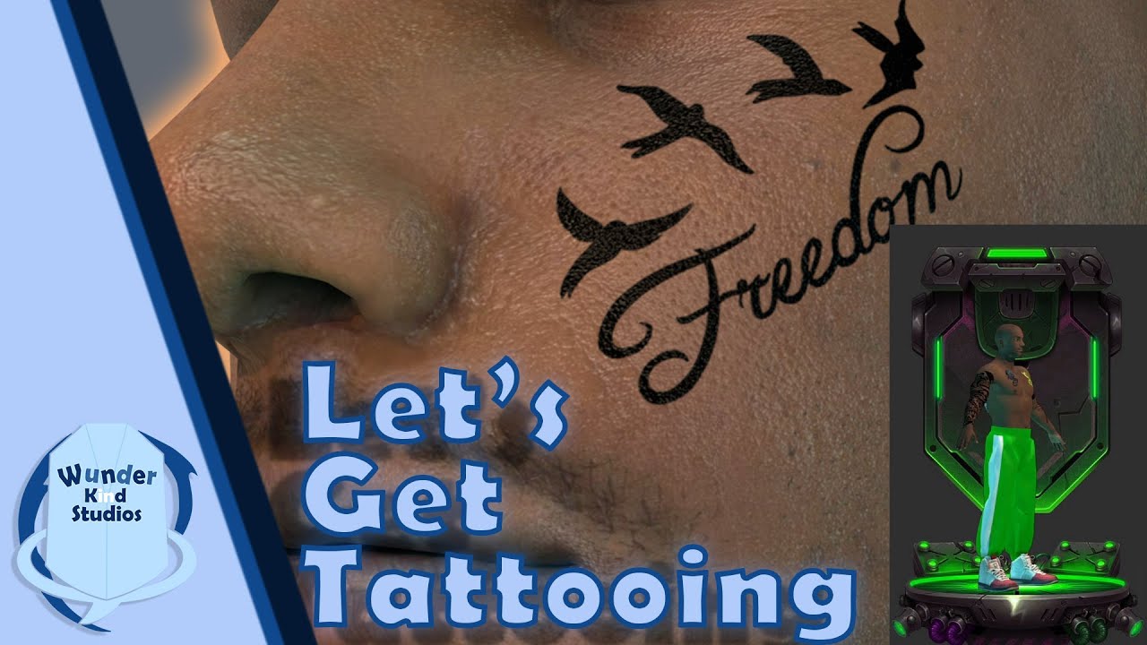 How to Create Tattoo for a 3d Character in cinema 4d and (Photoshop ...