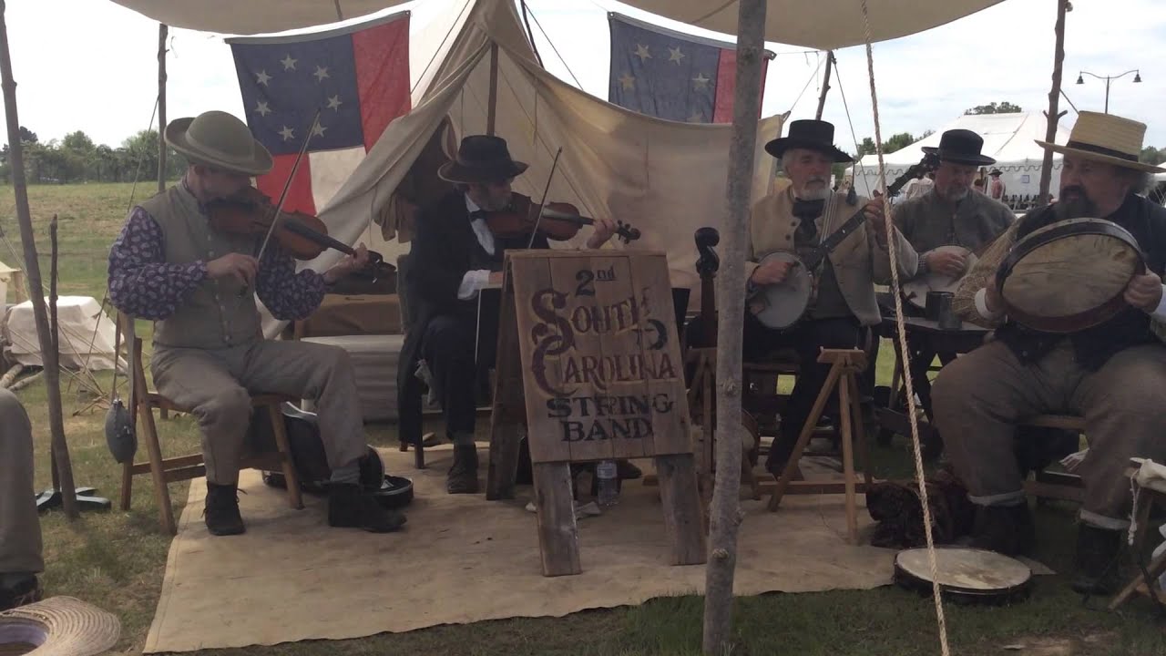 2nd South Carolina string band at Spotsylvania 150th - YouTube