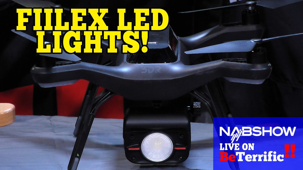 Fiilex LED Lights at NAB 2016! LED Light for Drones! M1 Panel Light ...