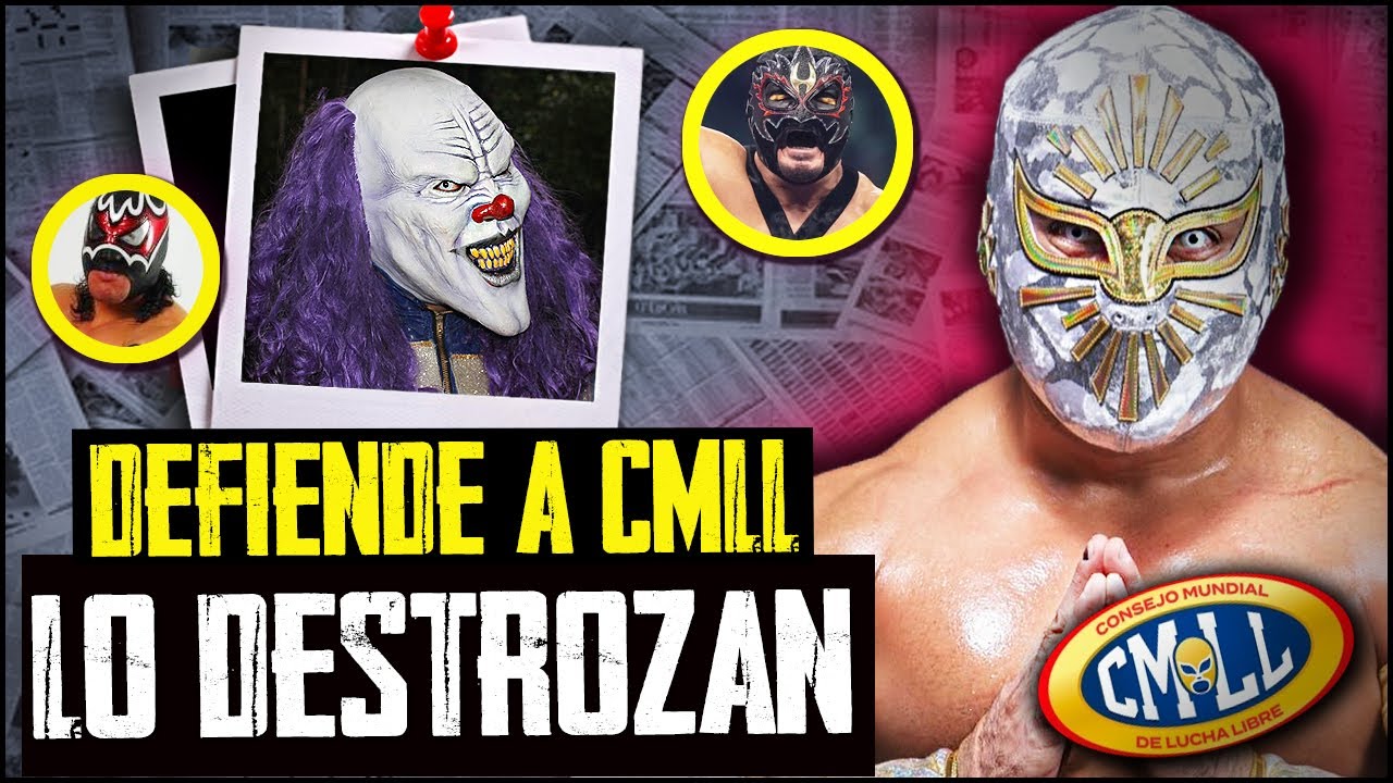 DESTROZAN a MISTICO | MISTICO ENOJADO| DAVE THE CLOWN DEFIENDE al CMLL ...
