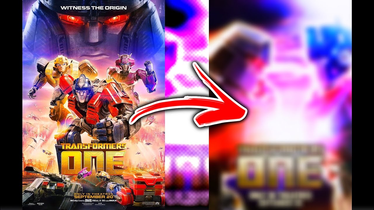 I Made a Custom TRANSFORMERS ONE Movie POSTER!! (Looks Cool!!) - YouTube