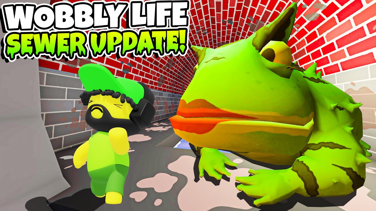 I Unlocked The SEWER in the NEW Wobbly Life Update!! - YouTube