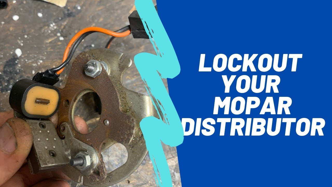 Lock out your mopar Chrysler Dodge Plymouth distributor - YouTube