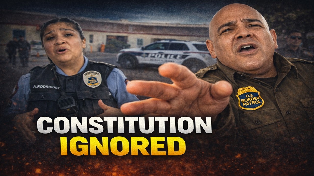 Tyrant Border Patrol Agent Claimed The First Amendment Is Crap!| First ...