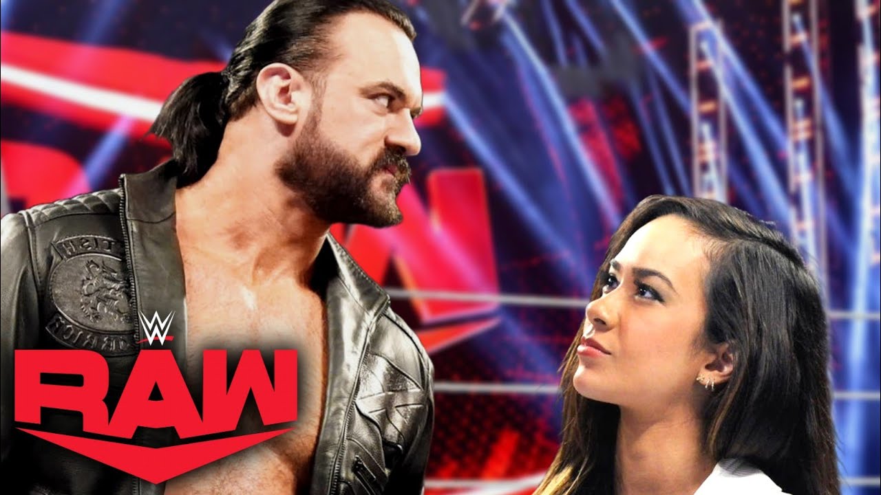AJ LEE Surprisingly Returns To Monday Night Raw & Confront DREW MCiNTYRE | Aj Lee Returns To Raw ...