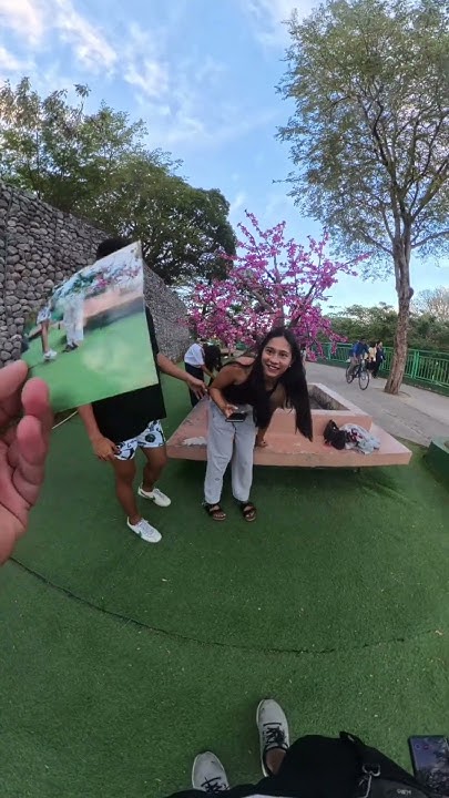 instant photos sa mag jowa nsa park ang true love - YouTube
