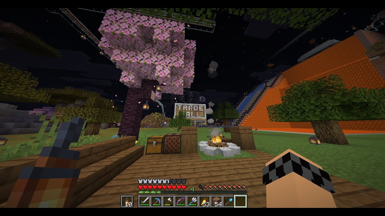 minecraft chill stream | Making area for new builds in smp - YouTube