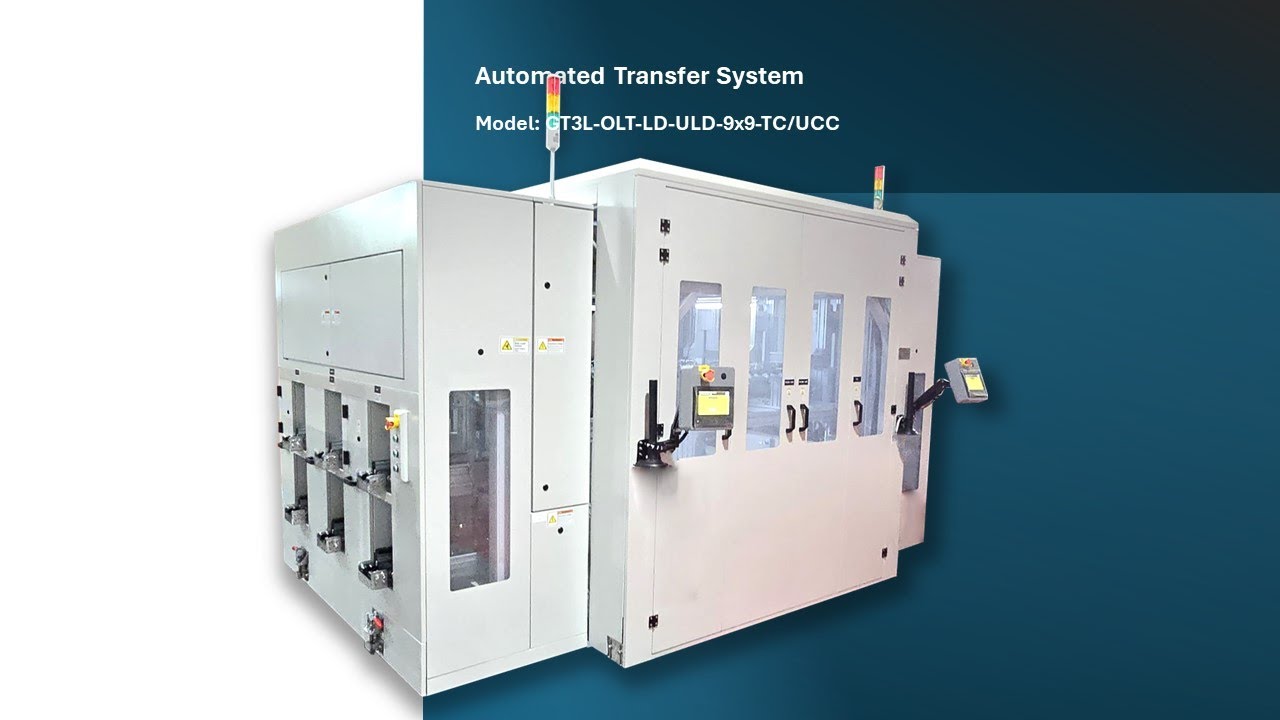 PVD Auto Loading and Unloading 9x9 Wafers - YouTube