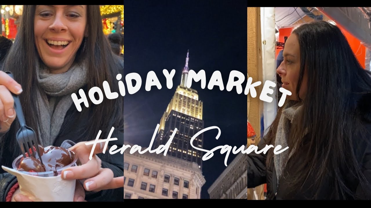 VLOG ♡ | Herald Square Holiday Market | Dubai chocolate, Chocolate ...