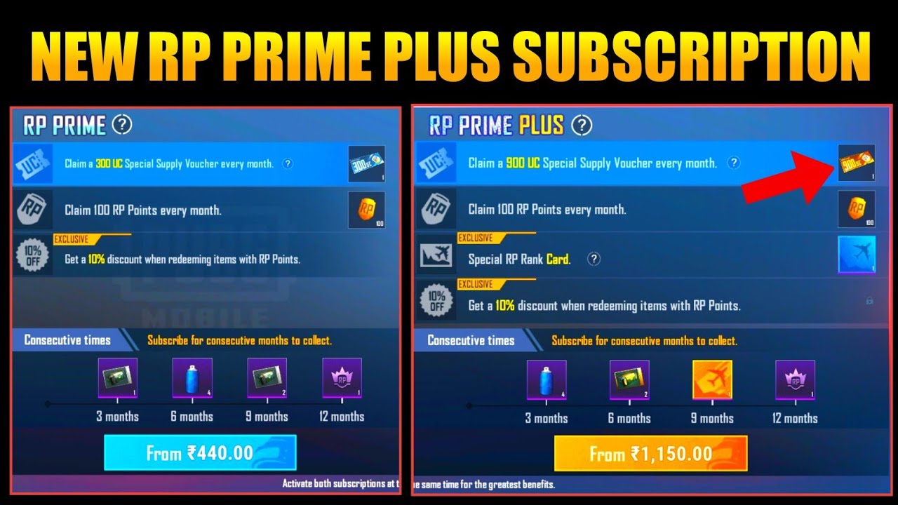 New RP Prime And RP Prime Plus Subscription Full Explained in Pubg ...