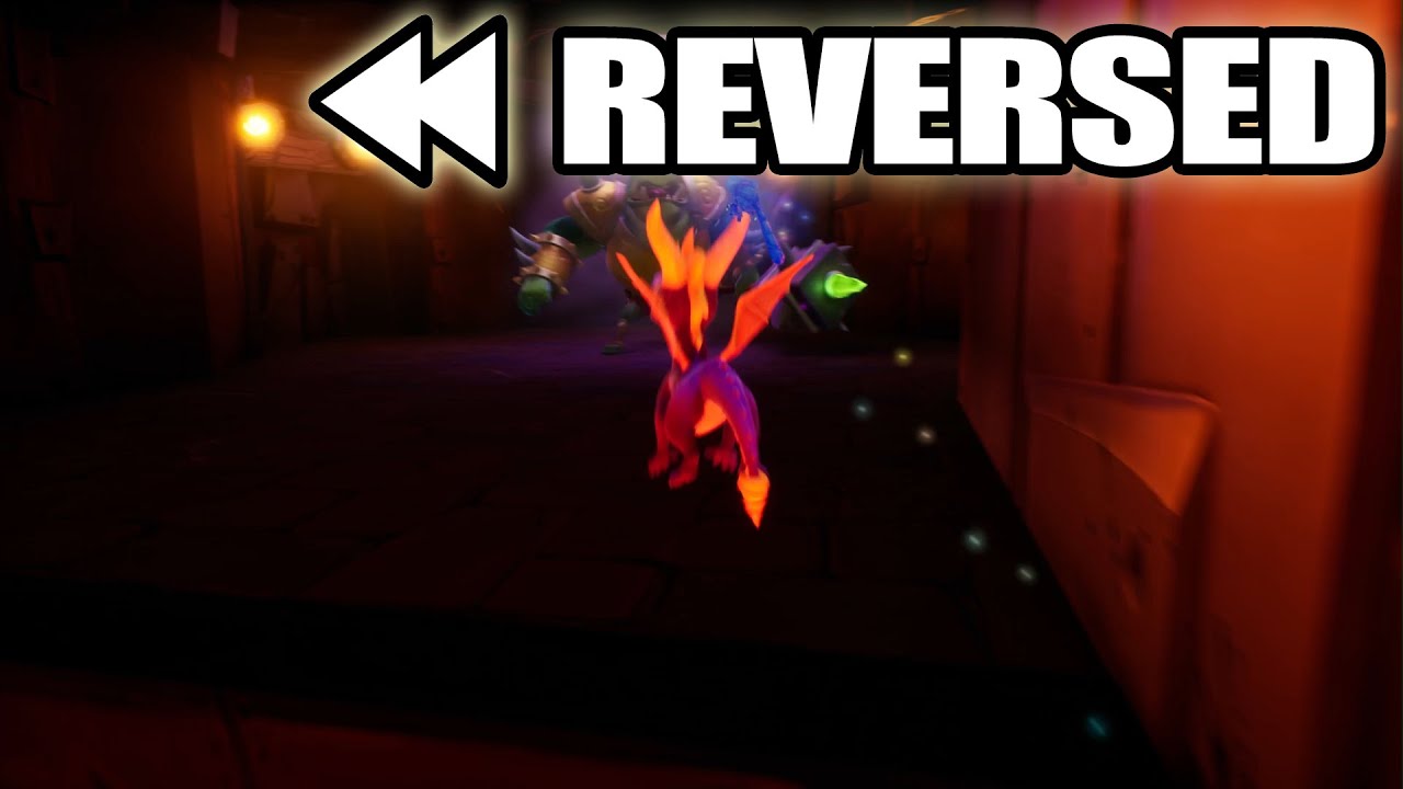 Spyro The Dragon [Reignited Trilogy] - Gnasty Gnorc boss fight REVERSED ...