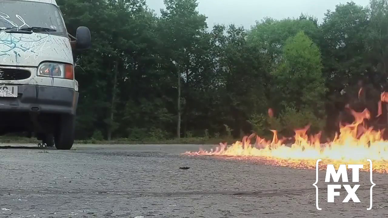 Van Explosion with Confetti & Powder Paint - YouTube