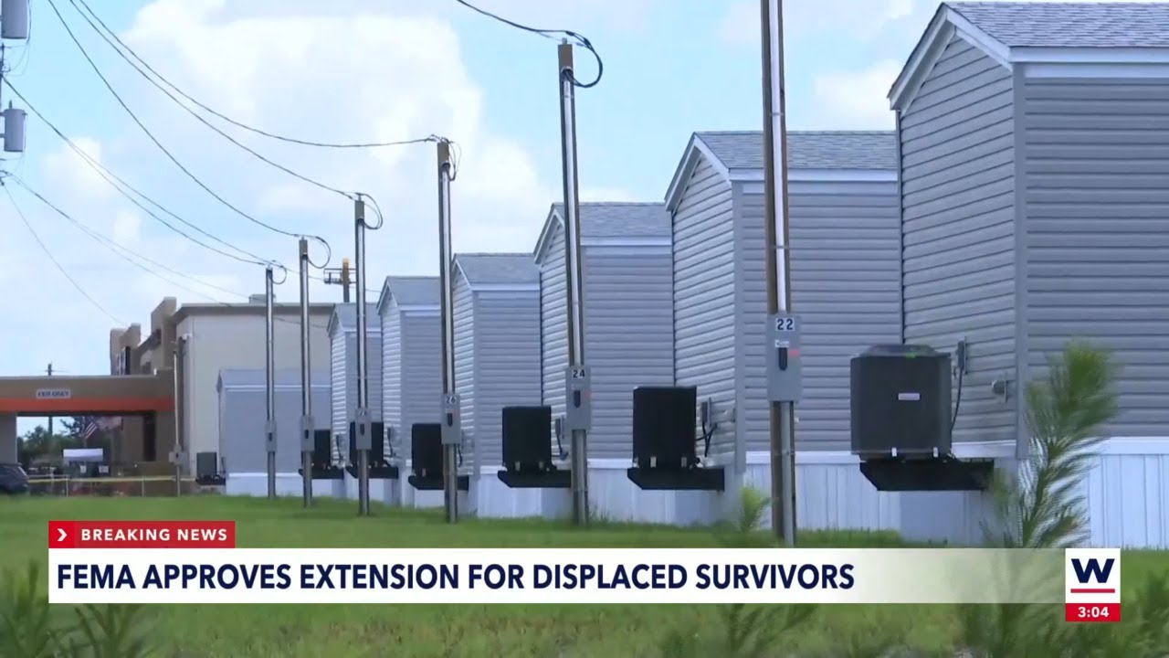 FEMA extends direct housing program for six months - YouTube