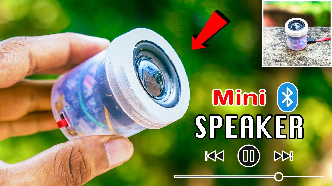 How To Make Mini Bluetooth Speaker At Home || DIY Bluetooth Speaker ...