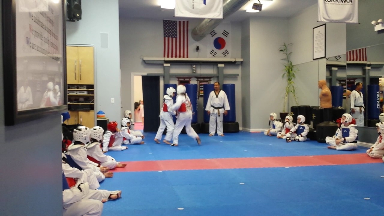 Taekwondo Practice Sparring - YouTube