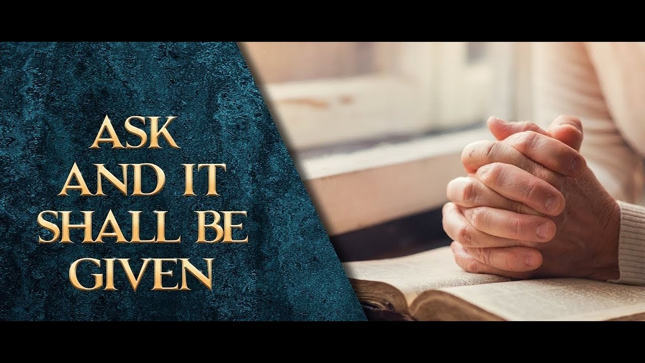 Seeking GOD First | ASK and it will be given | June 23 - YouTube