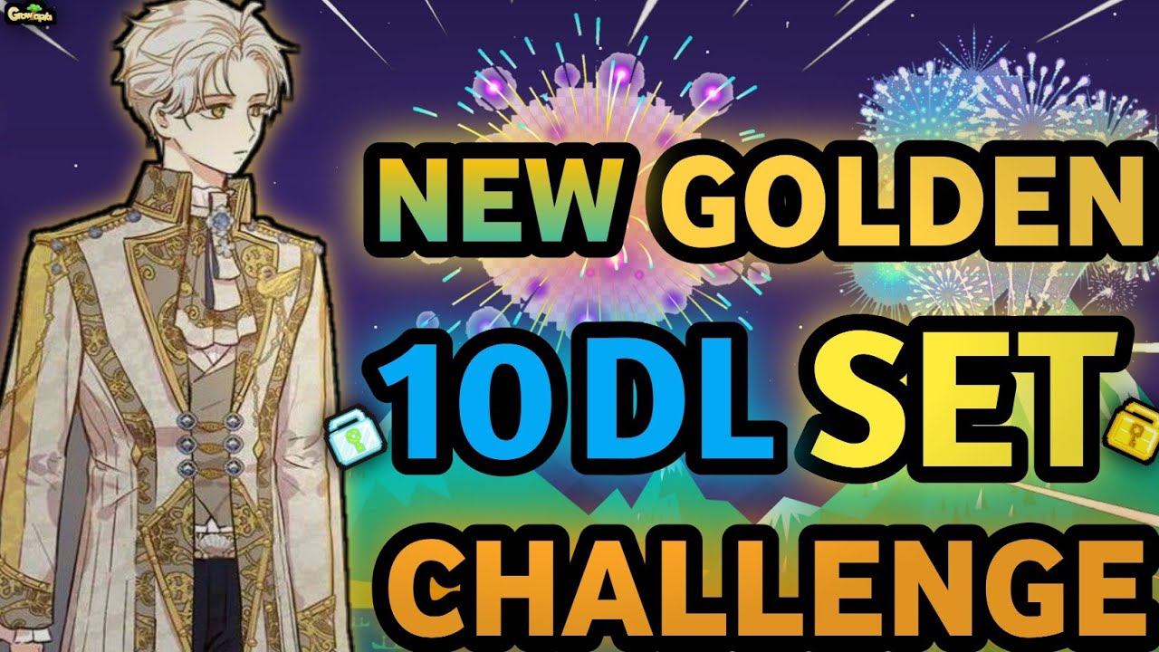 SPECIAL 10 DLS NEW GOLDEN SET CHALLENGE (NEW SET!!) | Growtopia - Set ...