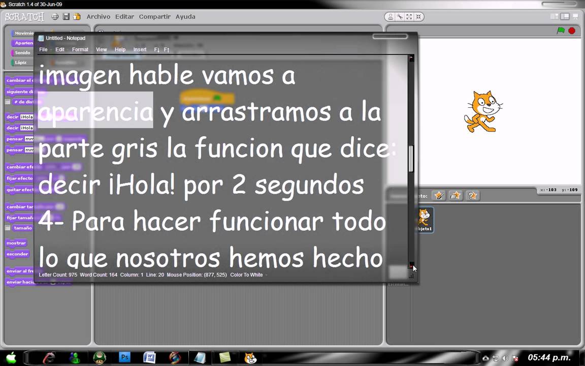 Como utilizar el scratch - YouTube