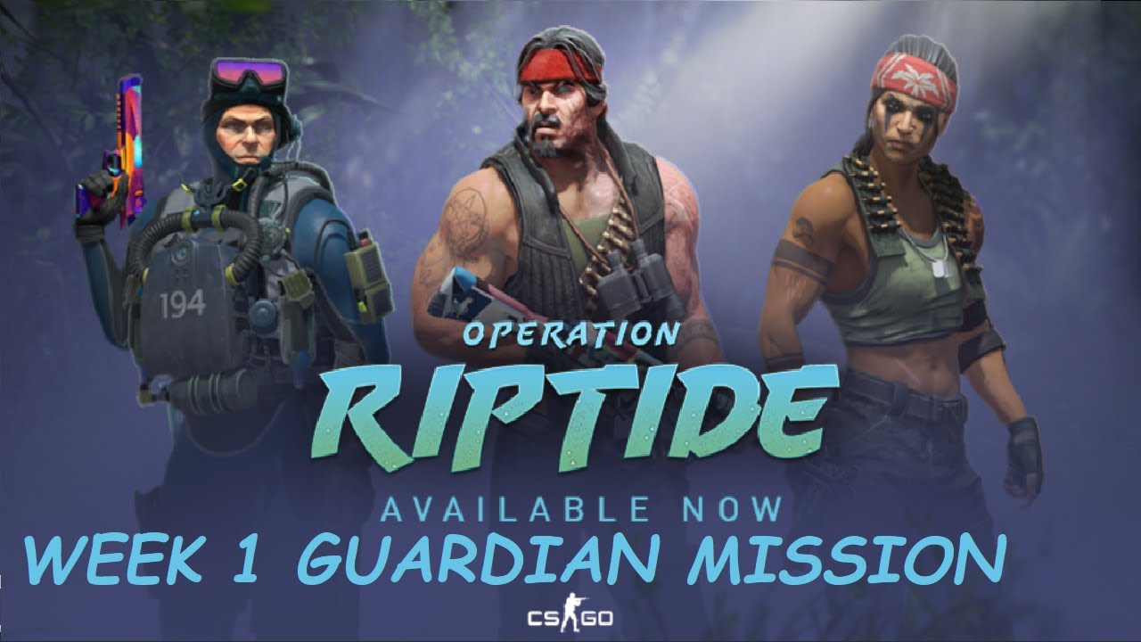 CSGO Operation Riptide Week 1 Blacksite Guardian Mission - YouTube