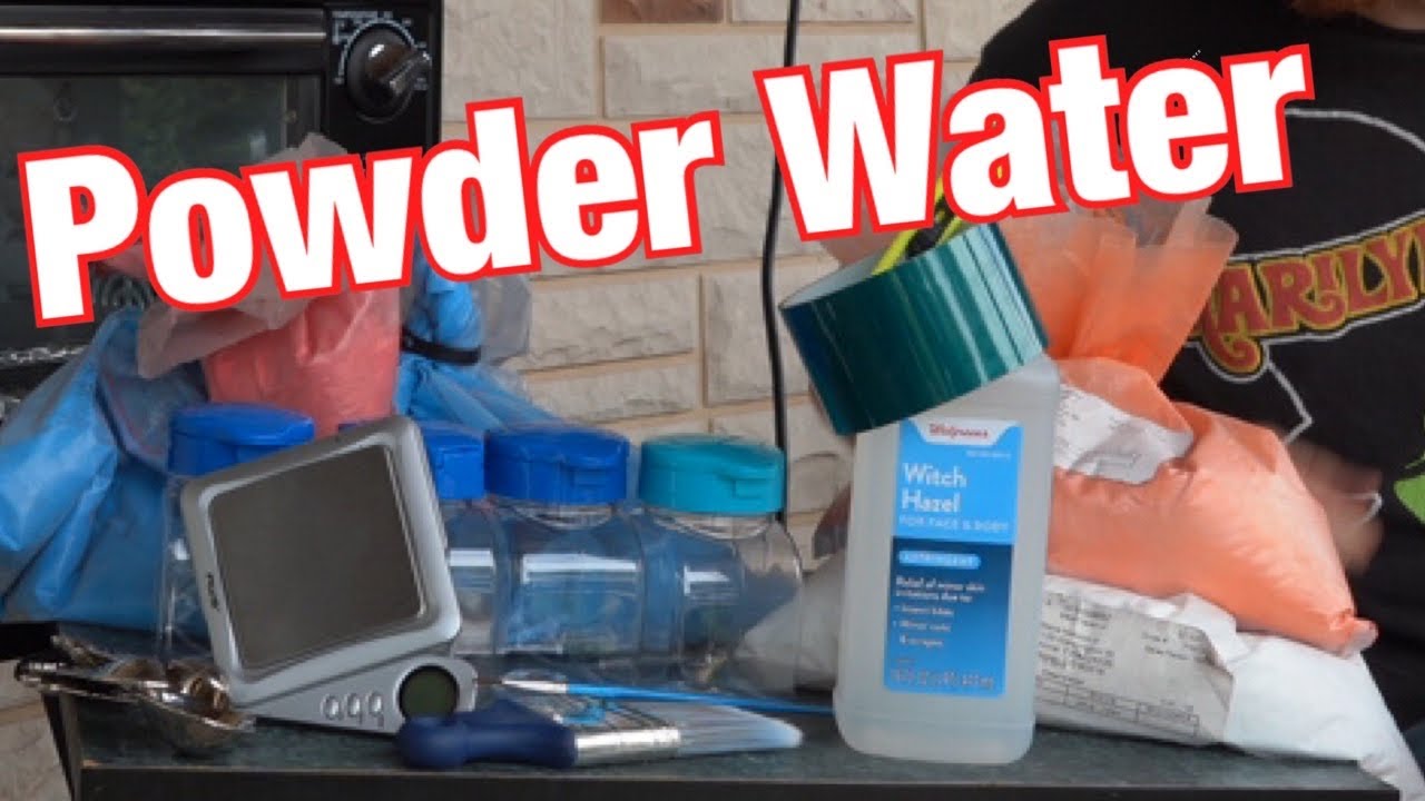 How to Use Powder Coat Powder Water - YouTube