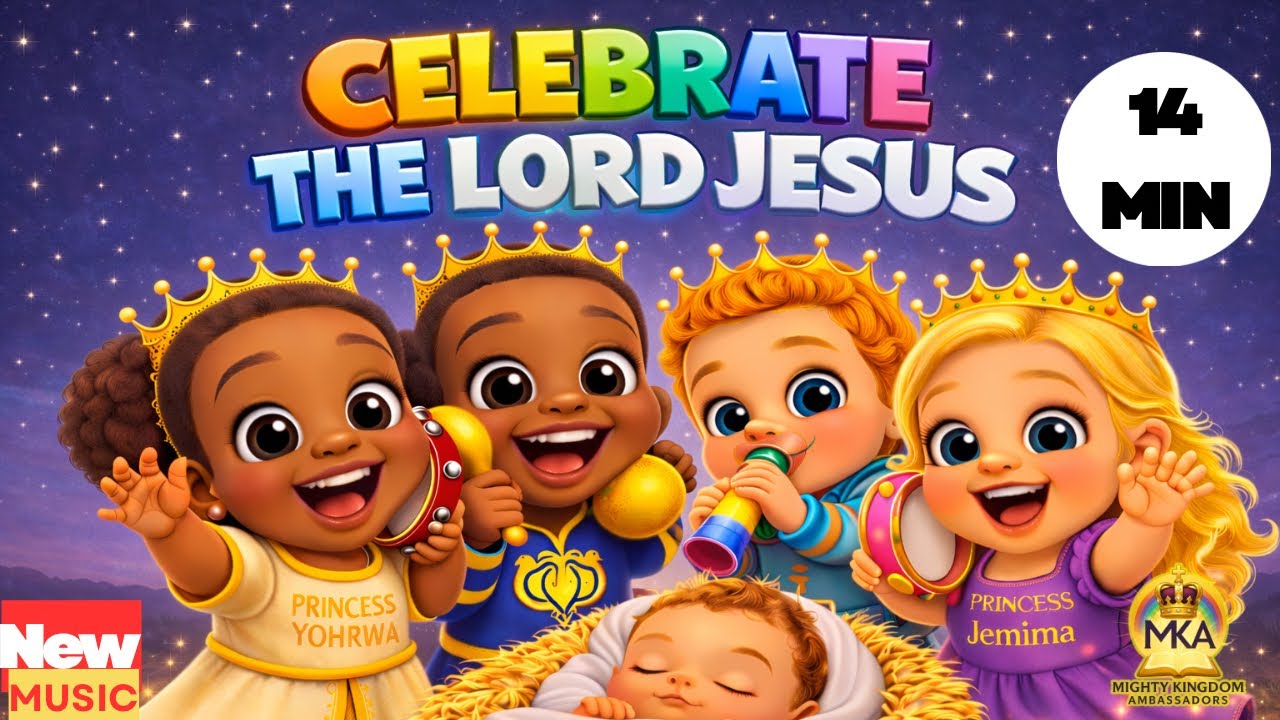 14 minutes Christmas Bible Songs for Kids 😍🙏| Nativity Worship About ...