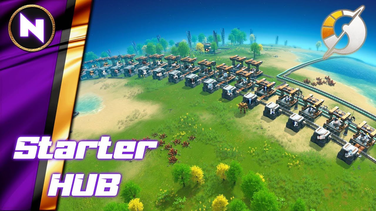 STARTER HUB: Everything Needed for Early Game | #2 | Dyson Sphere ...