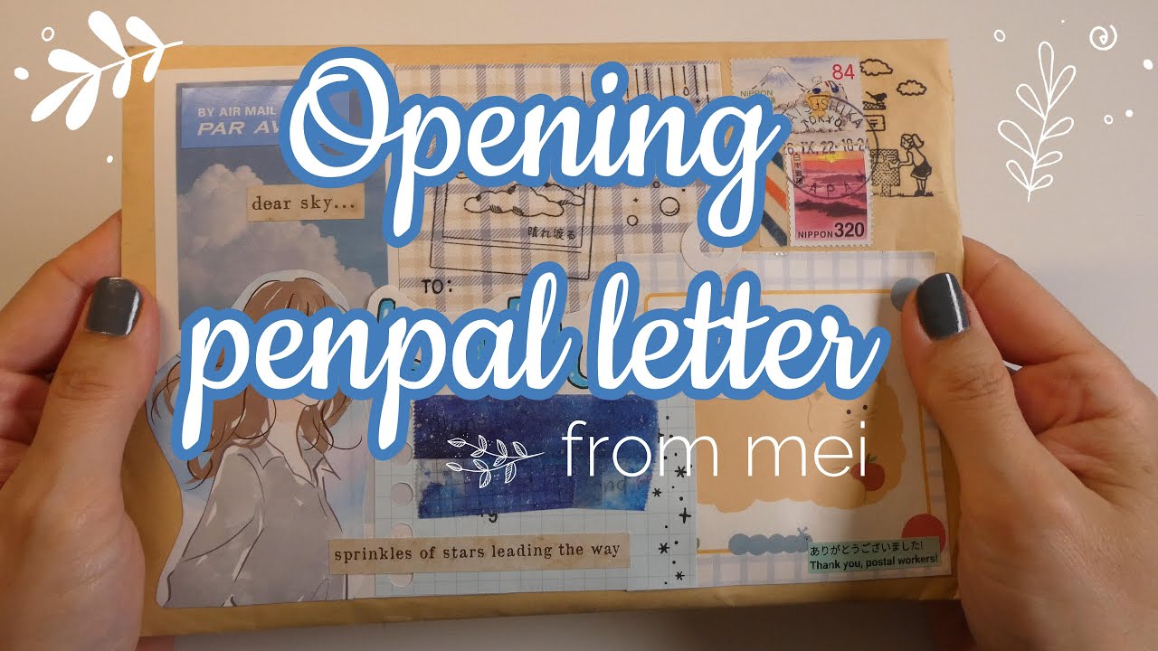 Open mail with me #2 | A letter from @mei.papier - YouTube